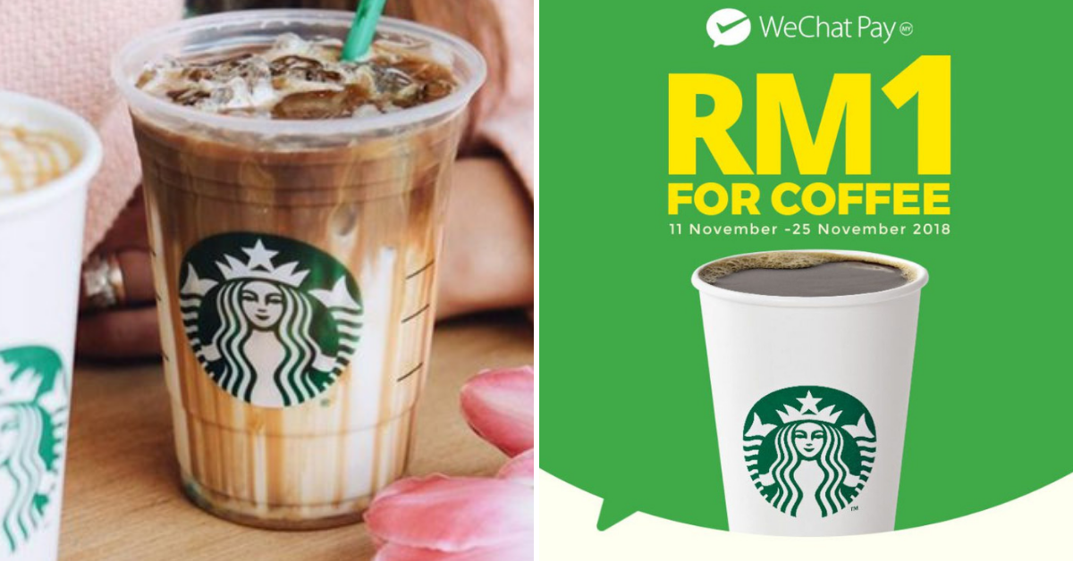 Starbucks Coffee For Only RM1 (Extended Offer) - Foodie