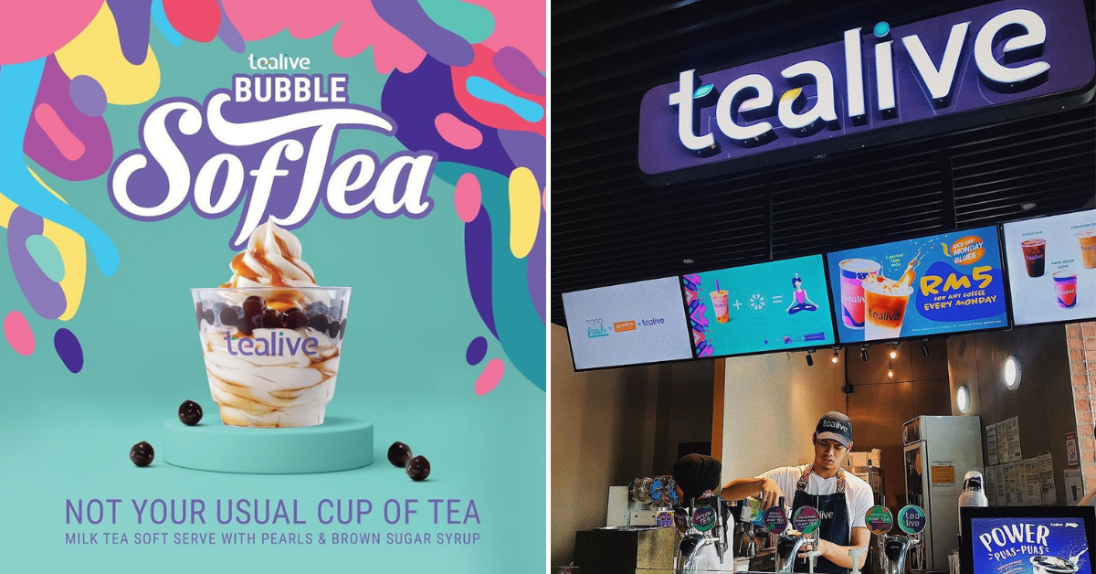 Tealive Now Serves Bubble Softea Made With Signature Pearls & Brown ...